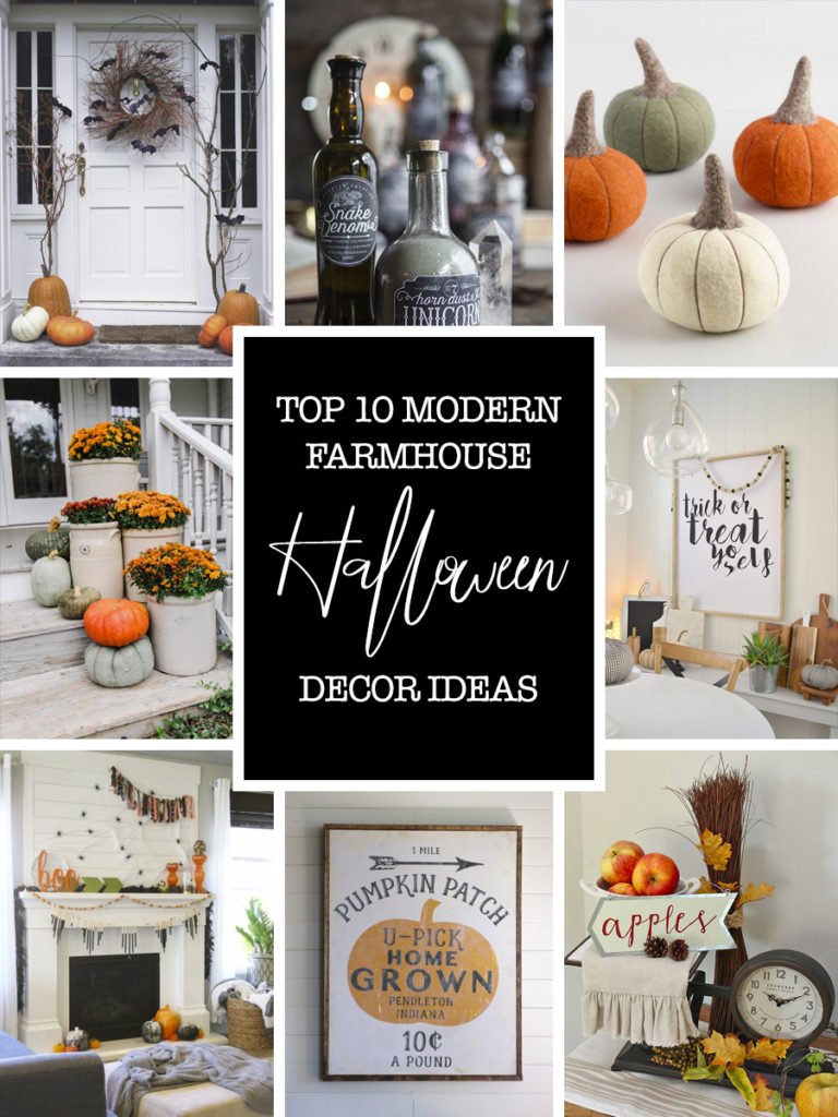 Top Ten Modern Farmhouse Halloween Decor Ideas - The Charming Detroiter
