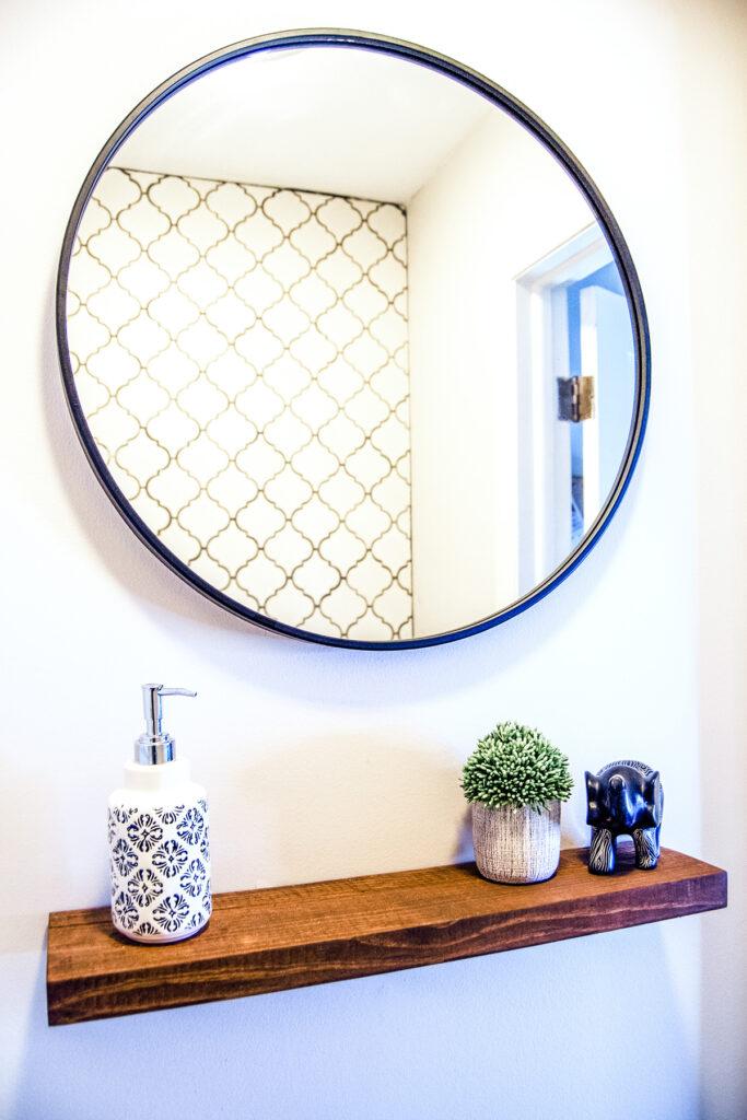 Our DIY Modern Farmhouse Powder Room - The Charming Detroiter