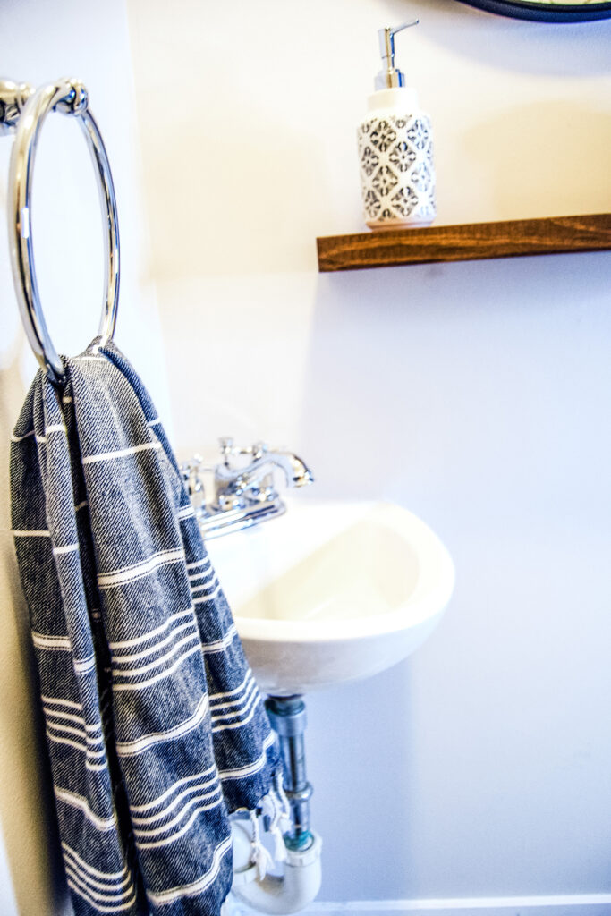 Our DIY Modern Farmhouse Powder Room - The Charming Detroiter