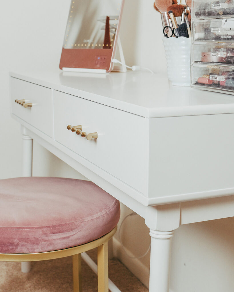 Sharing my New Makeup Vanity Setup! - The Charming Detroiter